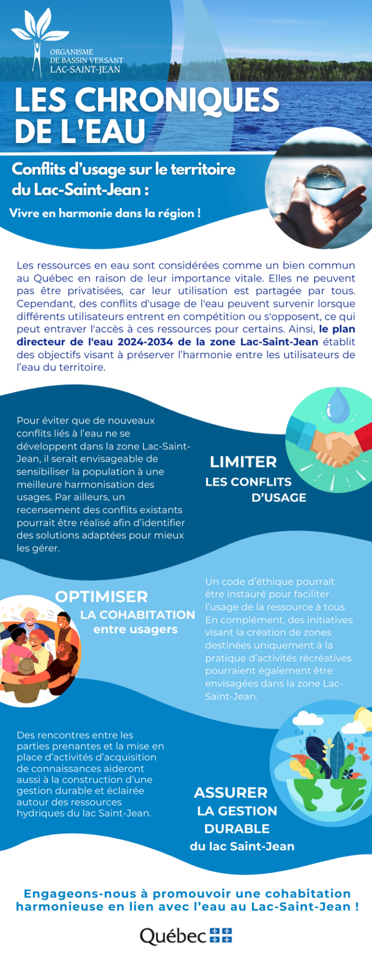 Chronique de l'eau n°9 - Janvier 2025 | OBV Lac-Saint-Jean